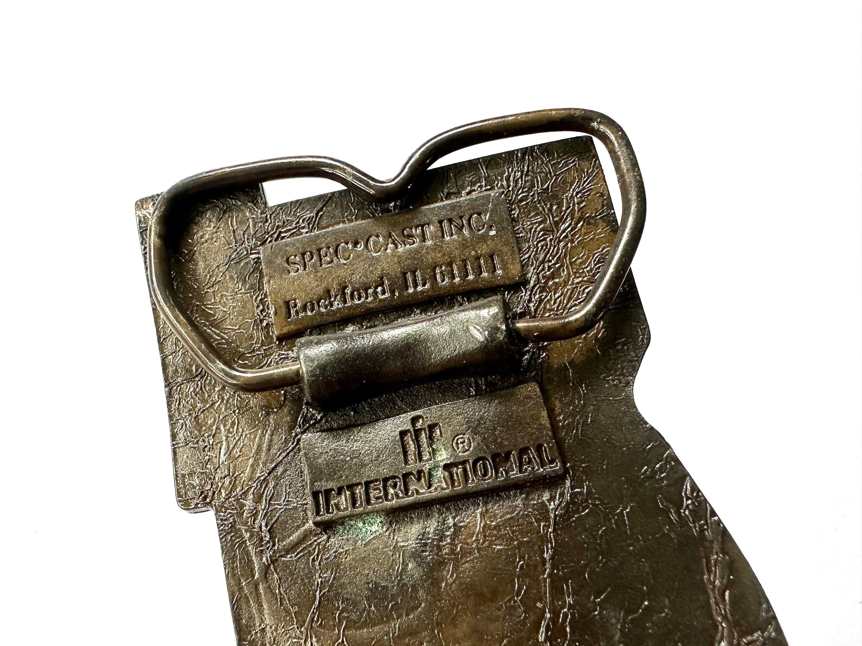 Vintage Tractor Belt Buckle International Tractor Mens Belt Tractor ...