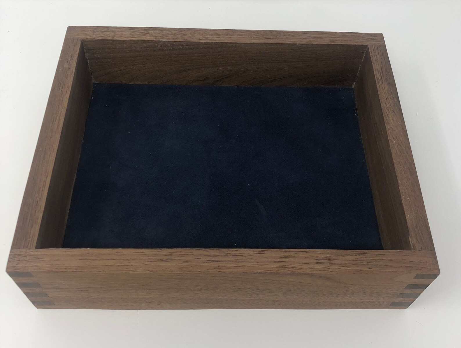 Walnut and Mixed Hardwood Jewellery Keepsake Valet Box - Etsy