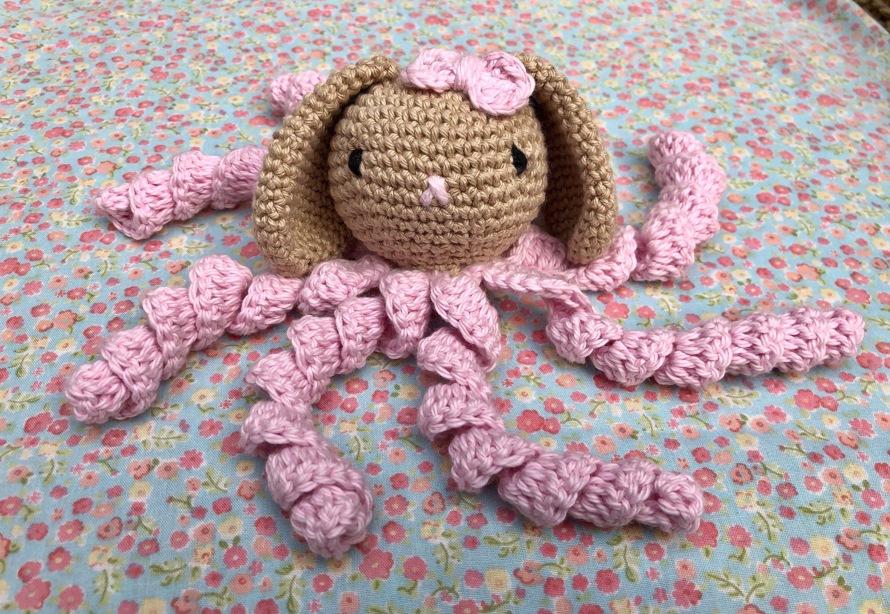 Crochet Rabbit Bunny Octopus / Preemie Octopus / Baby Gift / - Etsy UK