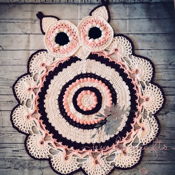 Crochet Owl Rug - Etsy