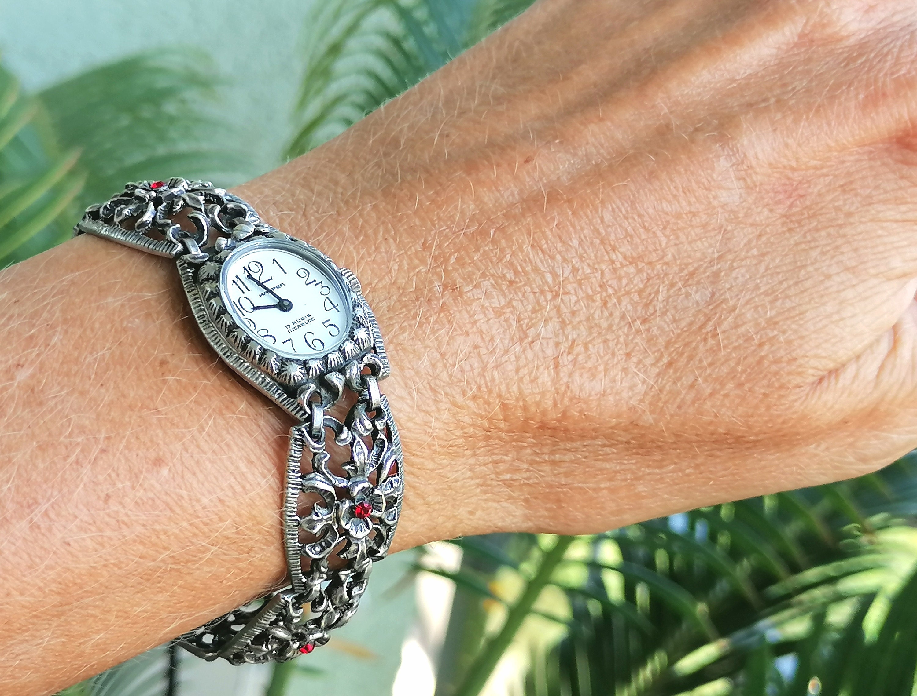 Rare Vintage Silver Swiss Watch. Mechanical Ladys Swiss - Etsy