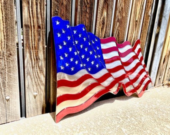 American Flag Metal Sign Customizable Metal Signs - Etsy