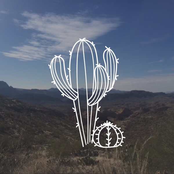 Cactus Decal - Etsy
