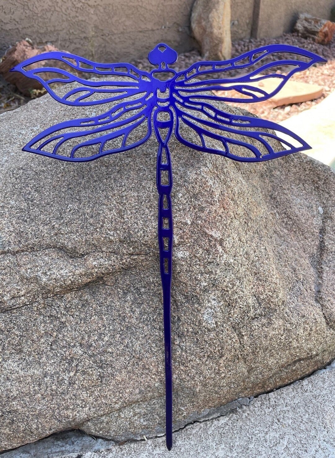 Dragonfly Garden Stake - Etsy