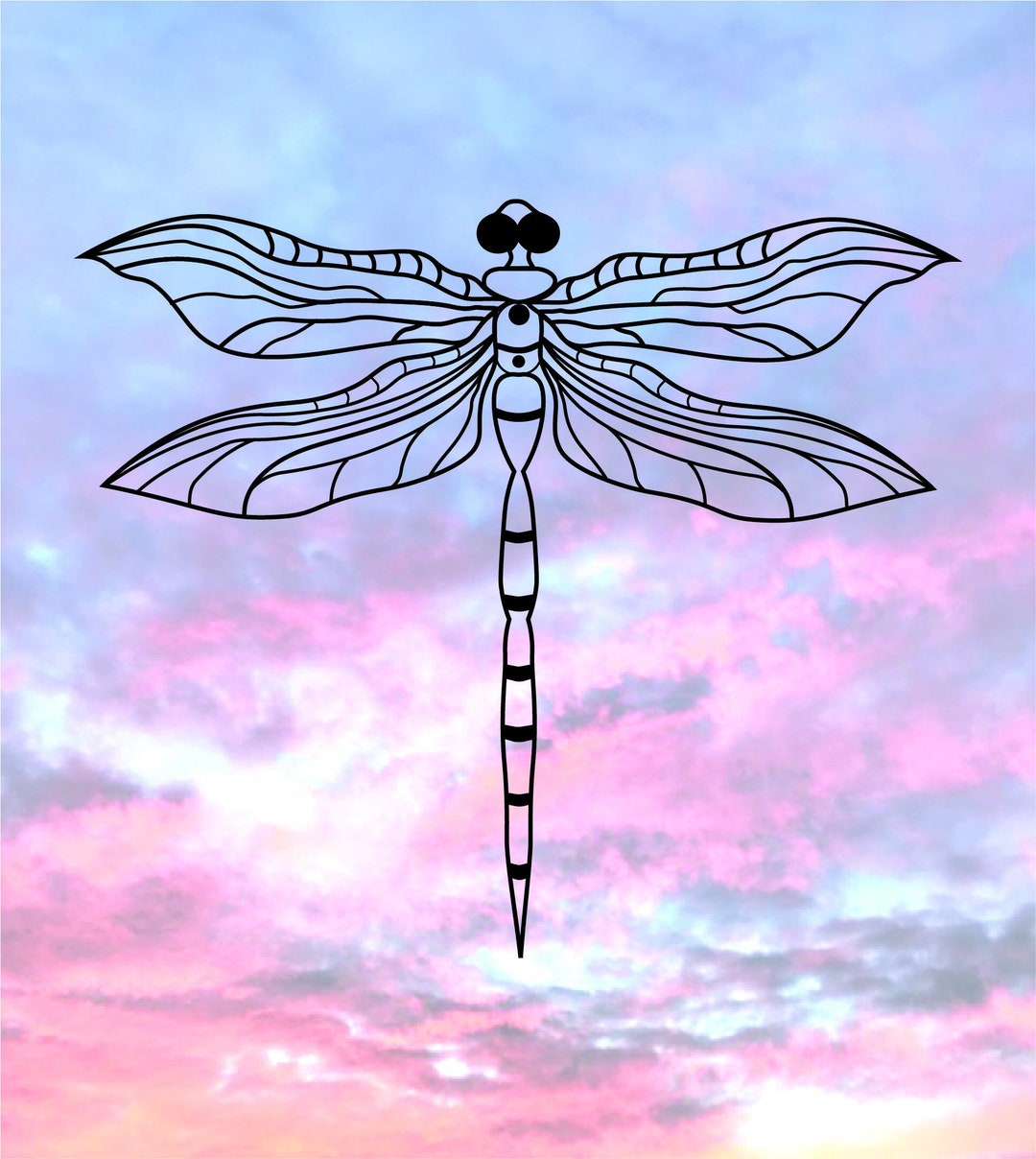 Dragonfly Decal - Etsy