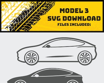 Model 3 Decal - Etsy