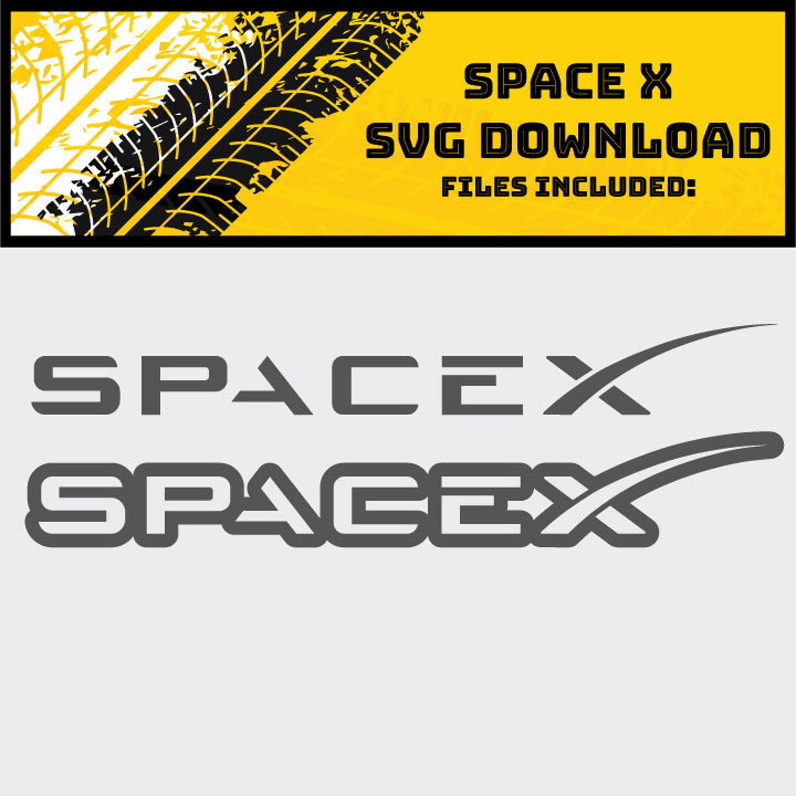 Spacex Inspired Digital Download for Vinyl Cutting Machine-svg, Jpg ...