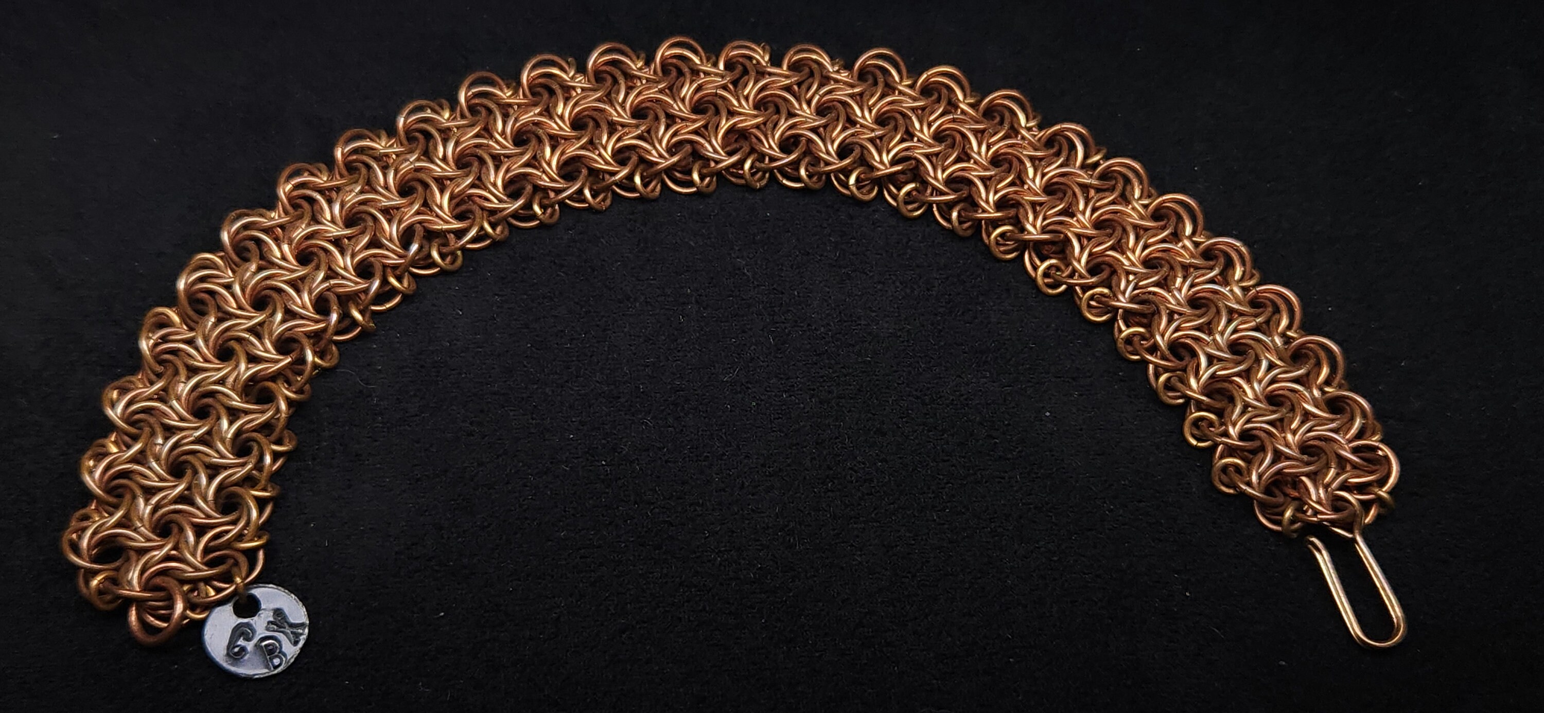 Moorish Rose - Chainmail Bracelet - Copper - Etsy