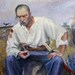 Oil Painting Ivan Sirko Serdyuk Boris Petrovich Painter Portrait ...