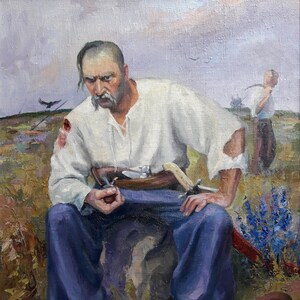 Oil Painting Ivan Sirko Serdyuk Boris Petrovich Painter Portrait ...