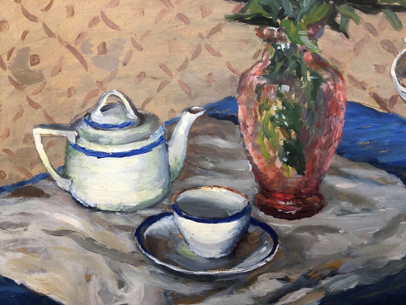 Oil Painting Still Life Cherkas A.G. Original Painter Picture | Etsy