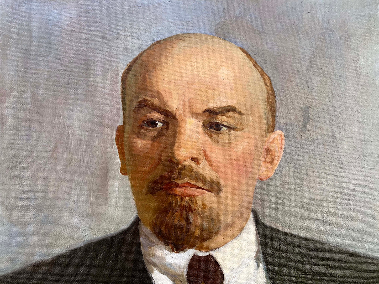 Oil Painting Portrait of Lenin Unknown Artist Original Picture | Etsy