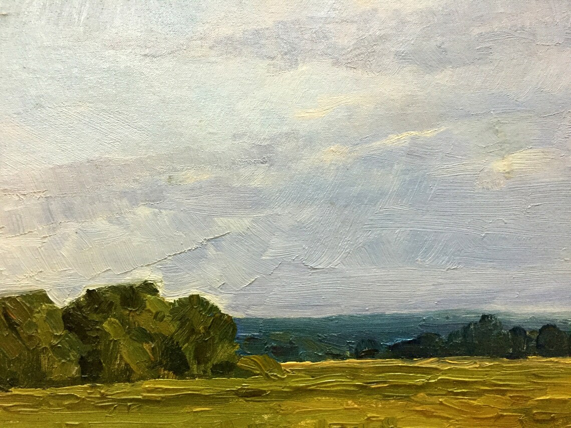 Oil Painting Morass Chernyshevsky Petr Akimovich Original - Etsy