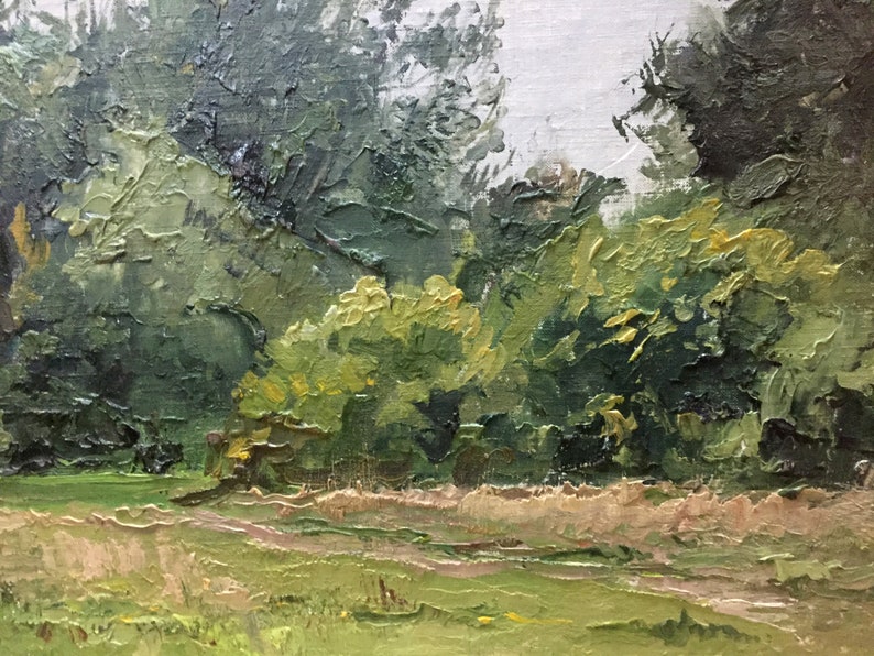 Oil painting Near the forest Yakovlev Vasily Nikolaevich | Etsy