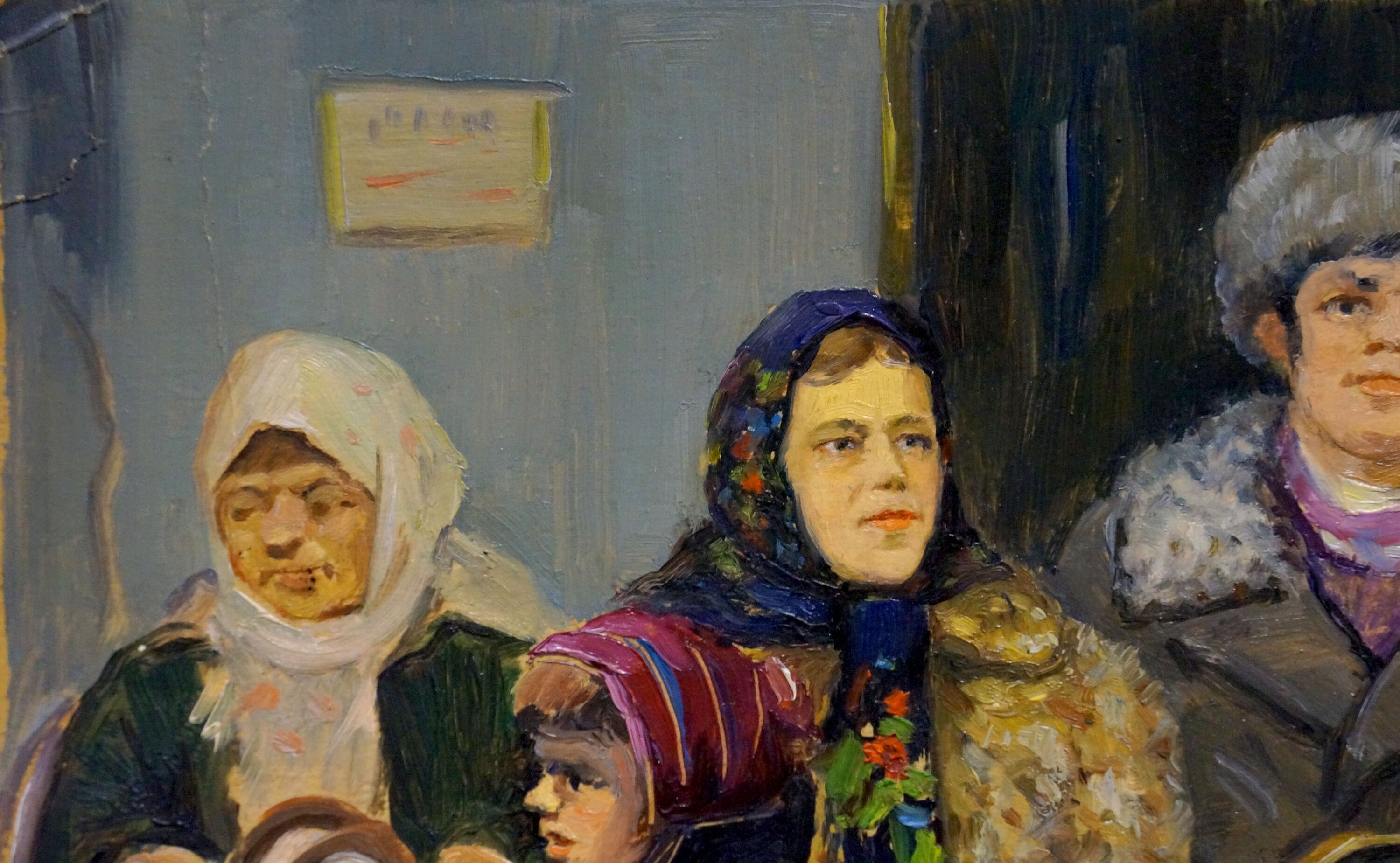 Social Realism Oil Painting Family Portrait Popov Igor | Etsy