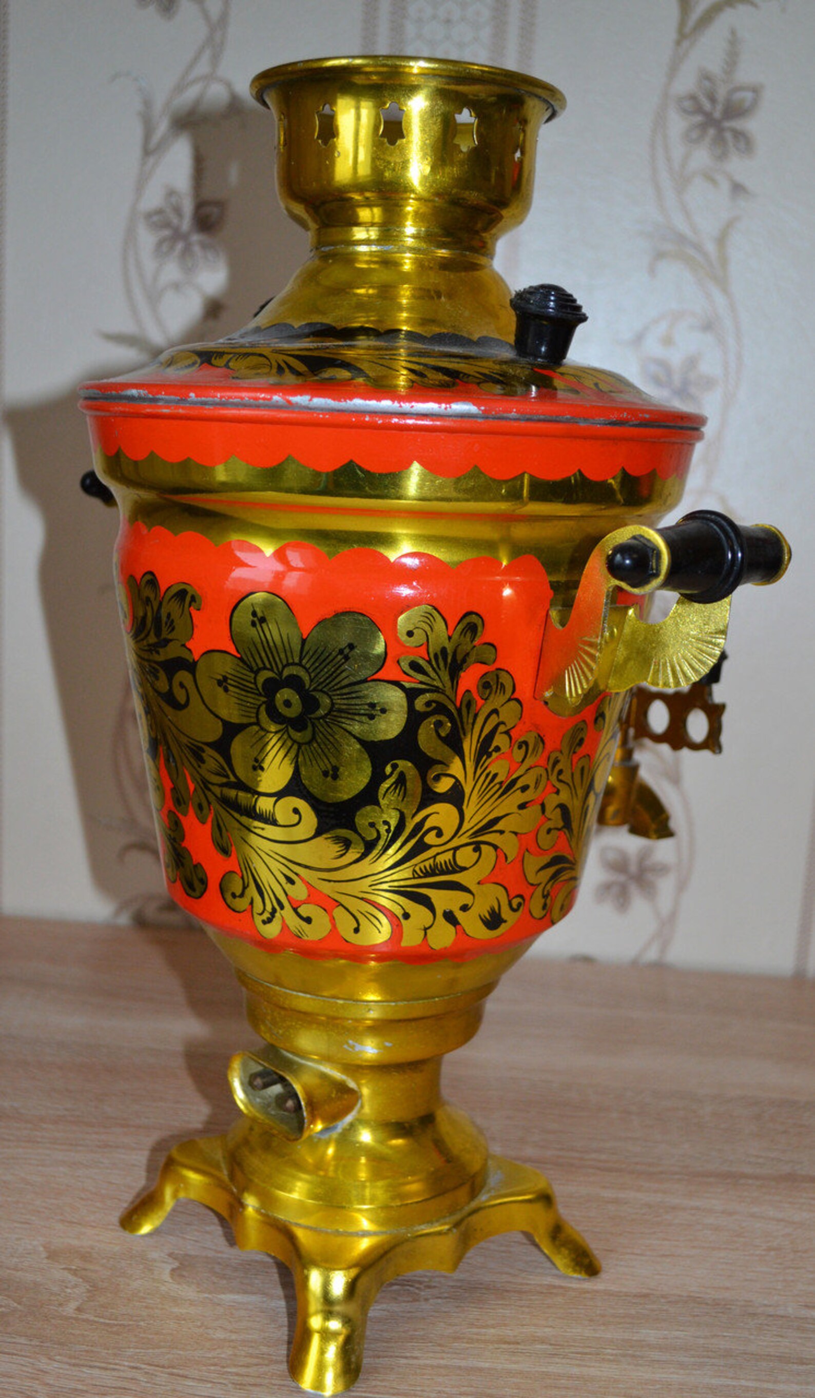 Electric Samovar 3 Liters With Painting Home Living Kitchen Dining ...