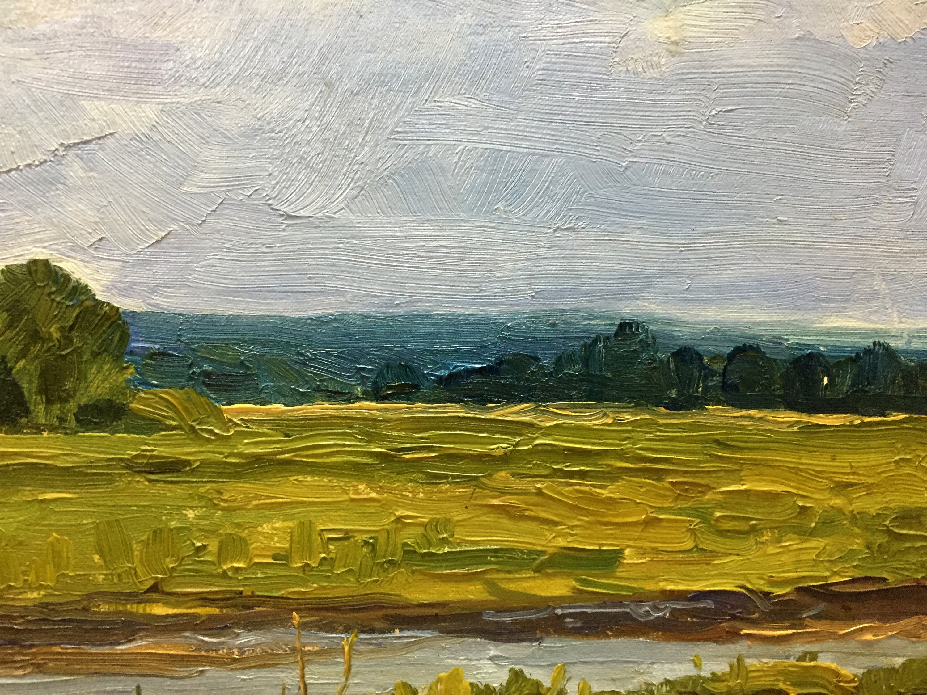 Oil Painting Morass Chernyshevsky Petr Akimovich Original - Etsy