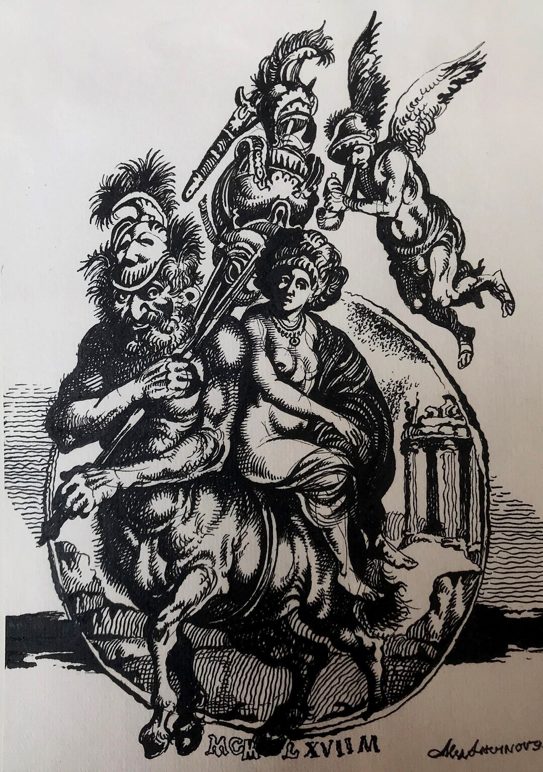 Pen Painting Greek Mythology Alexander Arkadievich Litvinov Home Decor ...