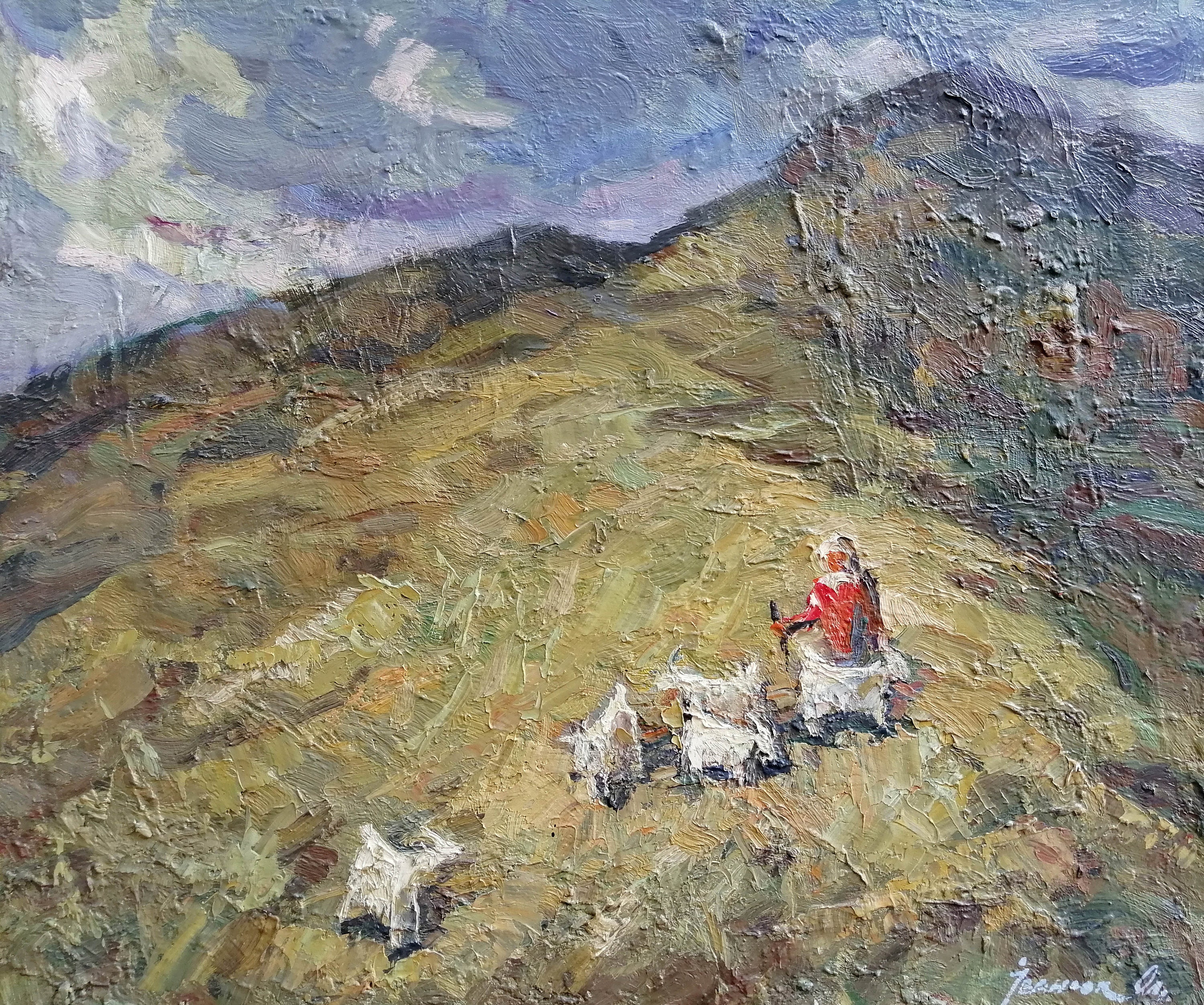 Oil painting By the evening Kalenyuk Alex original picture painter ...