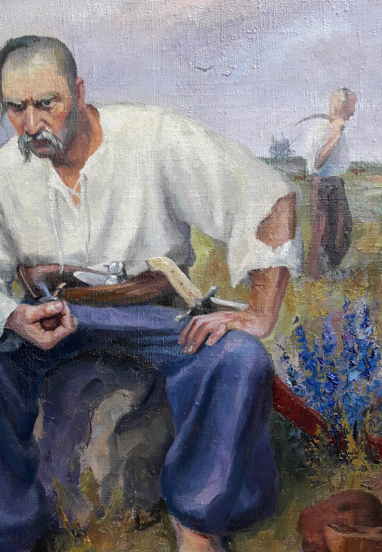 Oil Painting Ivan Sirko Serdyuk Boris Petrovich Painter | Etsy