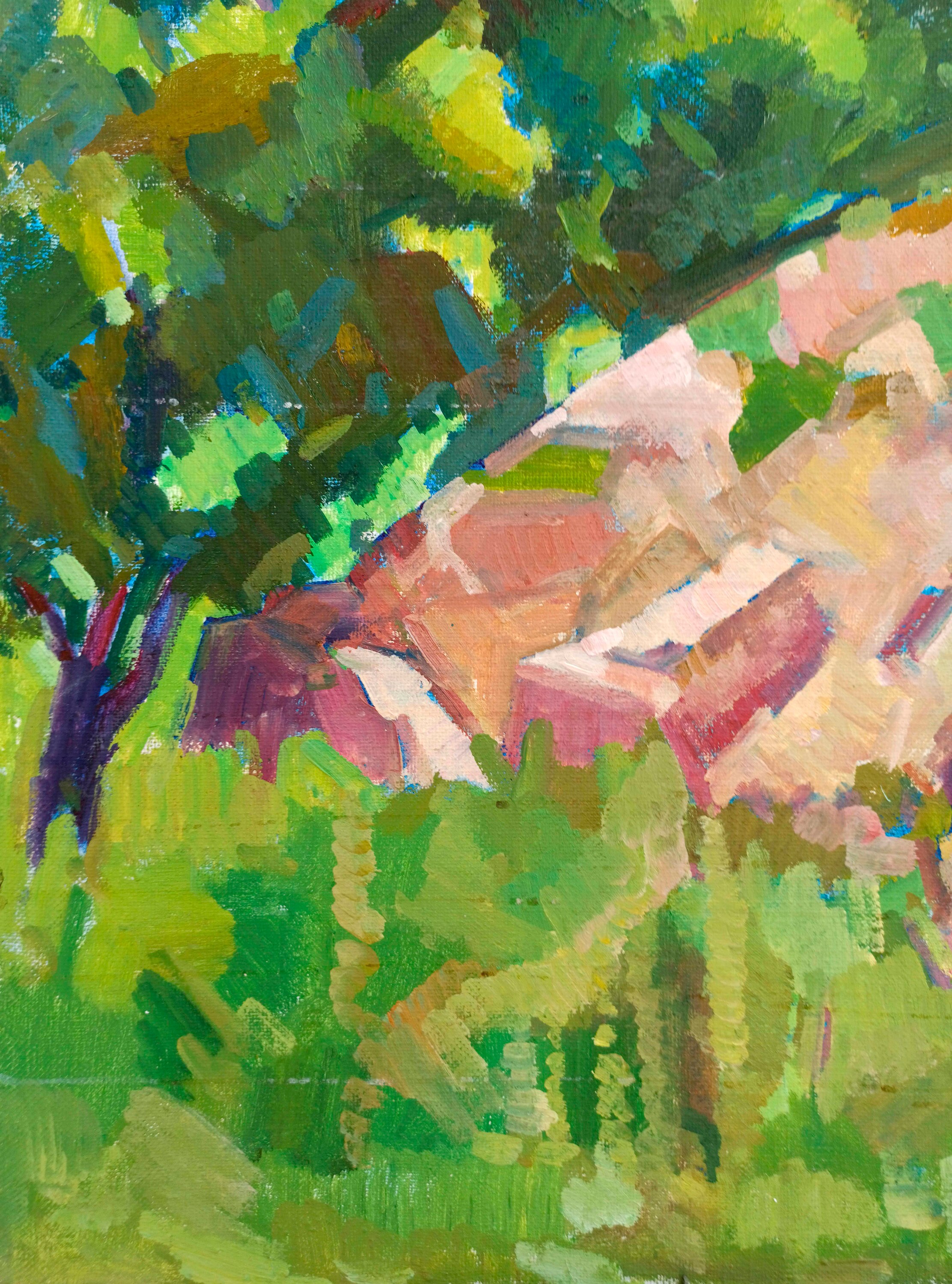 Oil Painting by the Ravine Peter Tovpev Original Picture - Etsy