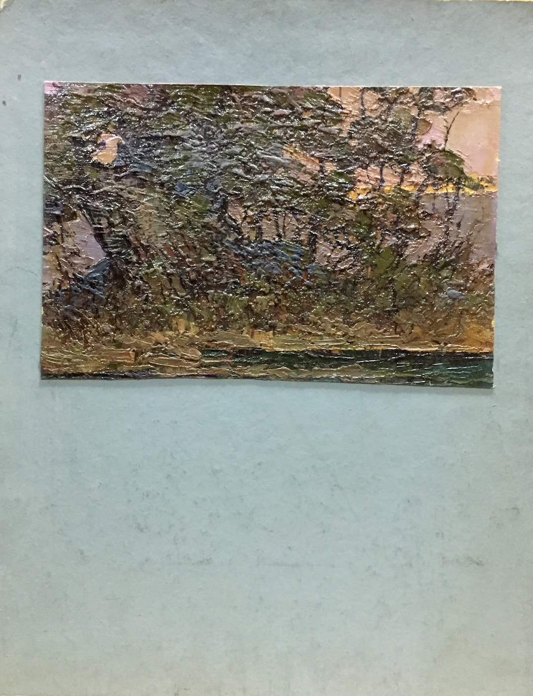 Oil Painting Evening is Coming Original Picture Painter - Etsy