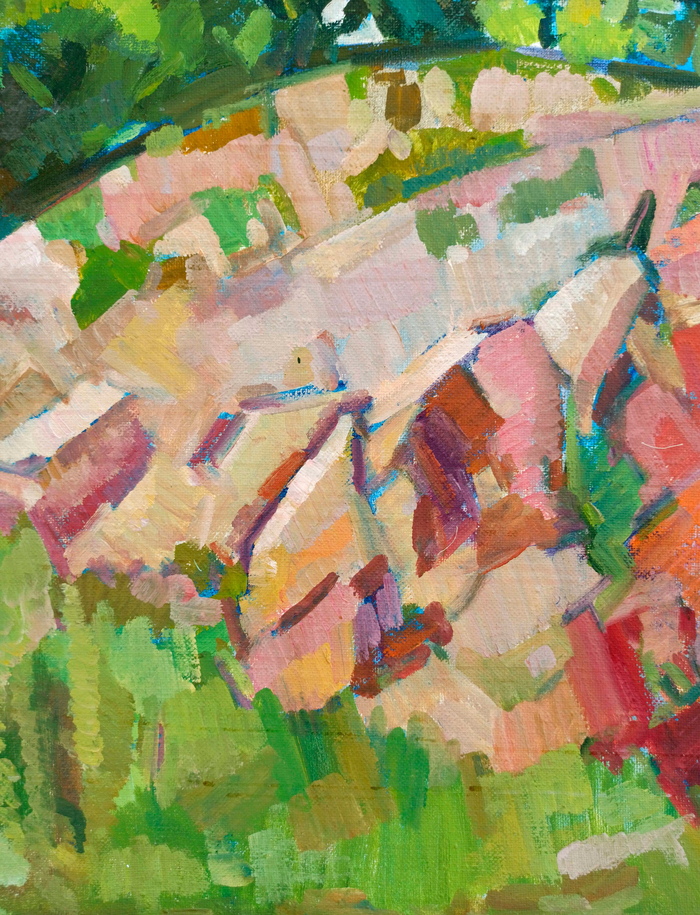 Oil Painting by the Ravine Peter Tovpev Original Picture - Etsy