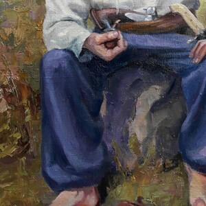 Oil Painting Ivan Sirko Serdyuk Boris Petrovich Painter Portrait ...