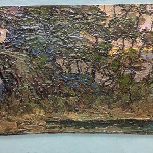 Oil Painting Evening is Coming Original Picture Painter - Etsy