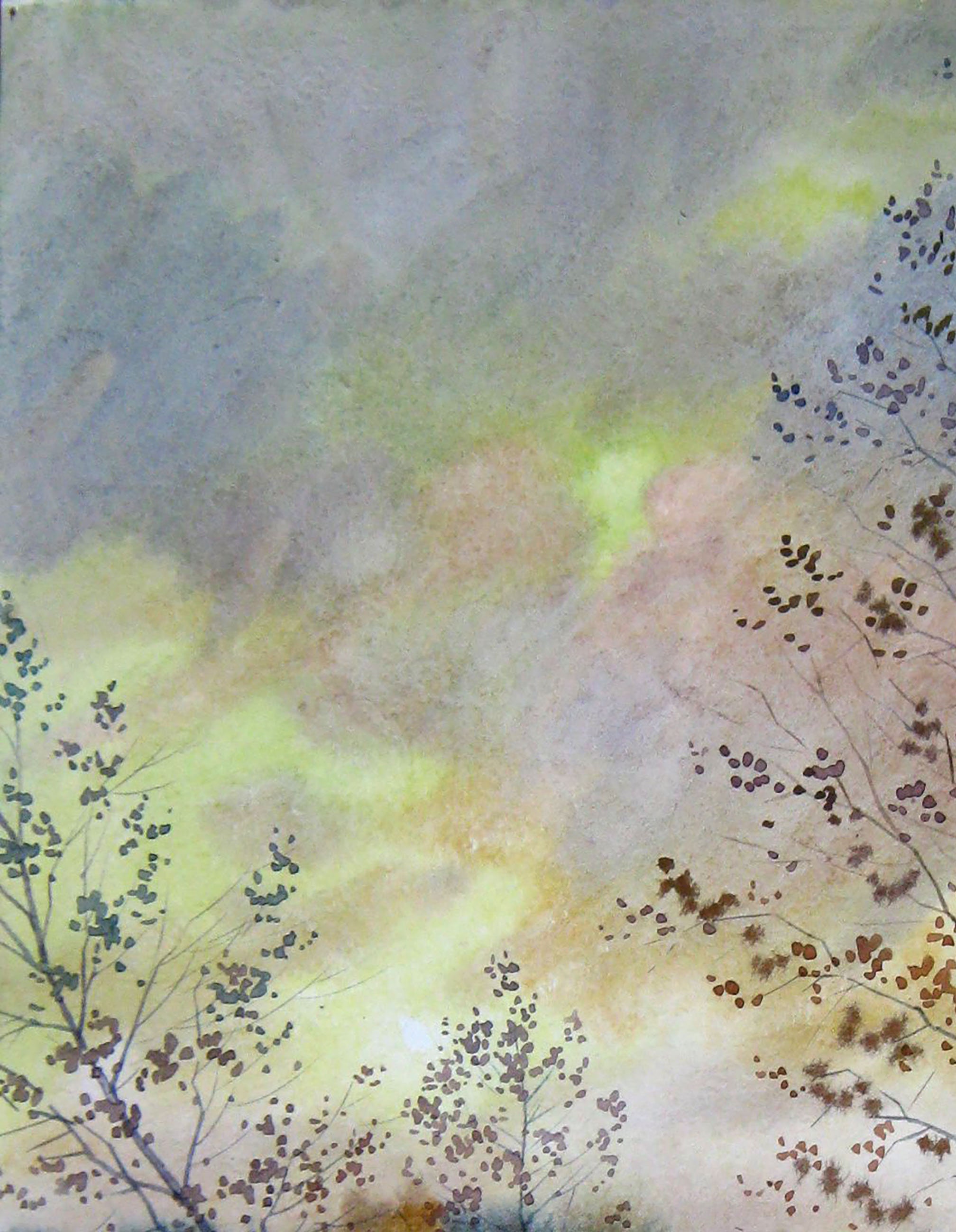 Watercolor Painting in October Kalebets Valery Original - Etsy