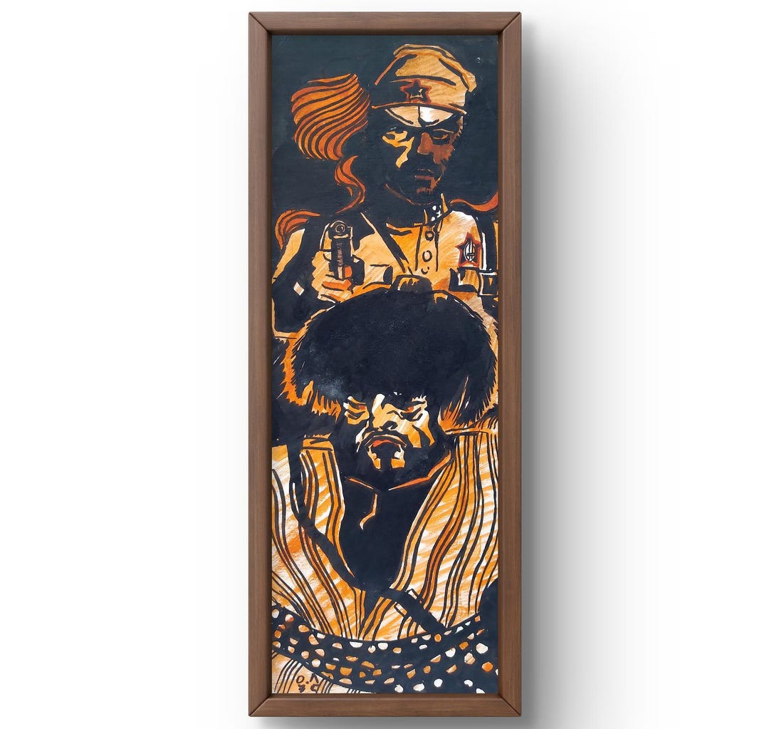 Watercolor Painting Social Realism Original, Gouache Painting ...