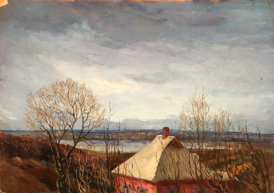 Oil Painting Romance of Autumn Alexander Georgievich Cherkas - Etsy