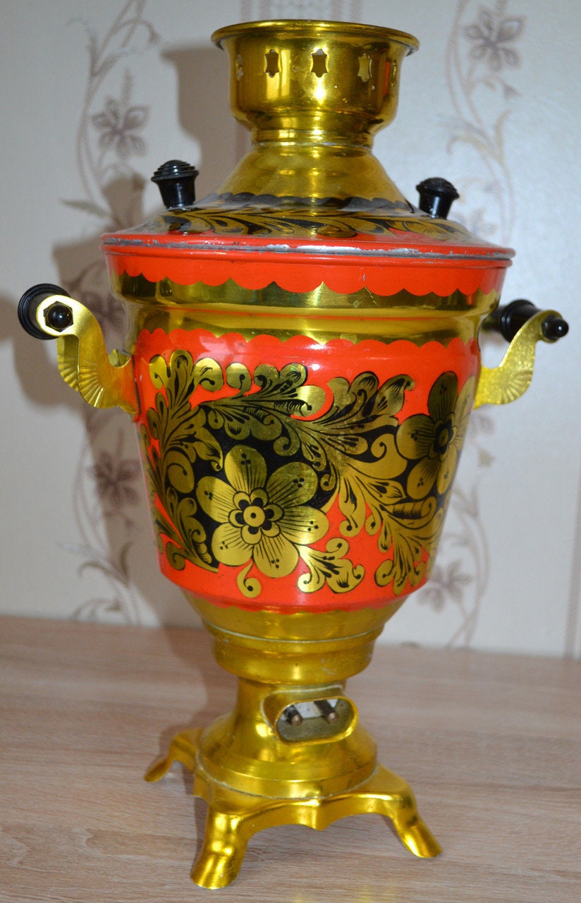 Electric Samovar 3 Liters With Painting Home Living Kitchen Dining ...