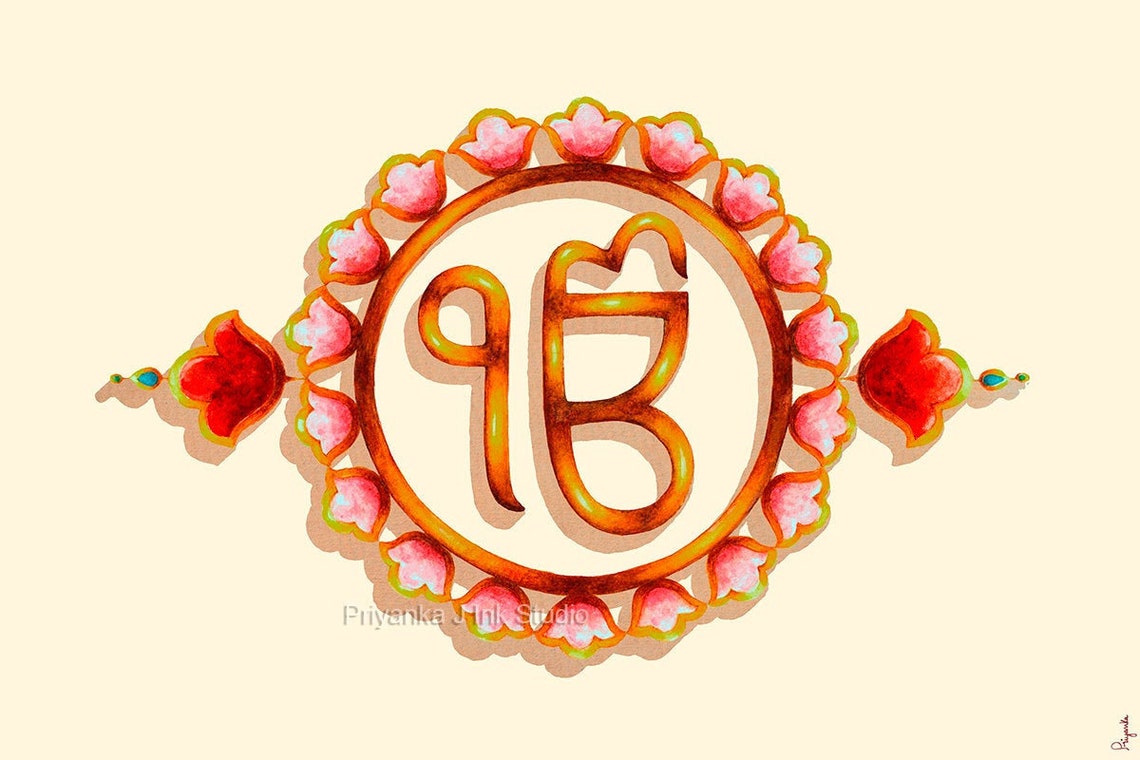 Ik Onkar Wall Art Ik Onkar Poster Ek Onkar Wall Art Decor | Etsy