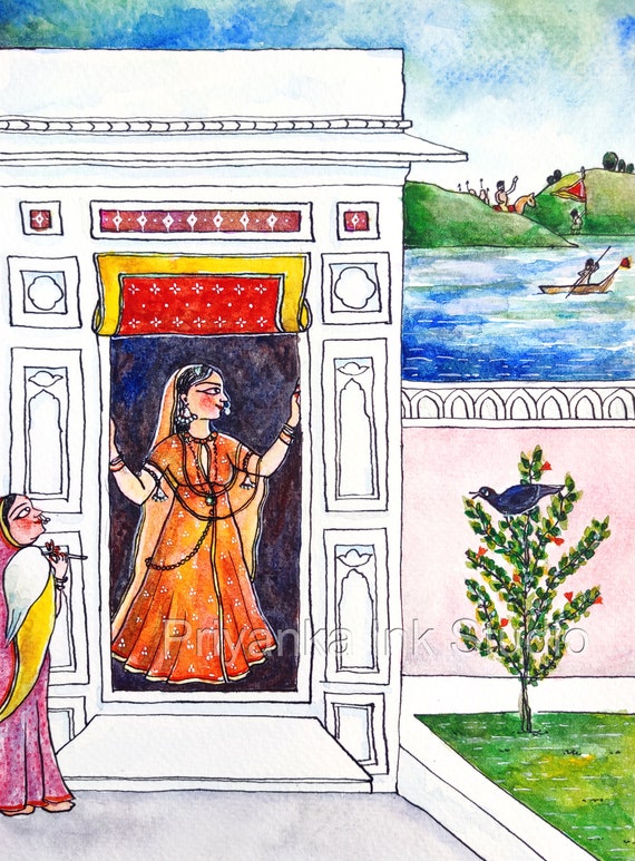 Koel India Painting Wall Art Print Watercolor Painting | Etsy