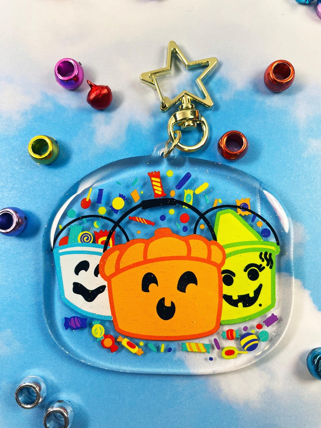 Mcdonald's Halloween Pail Keychain Nostalgic Kidcore Spooky Cute Mcboo ...