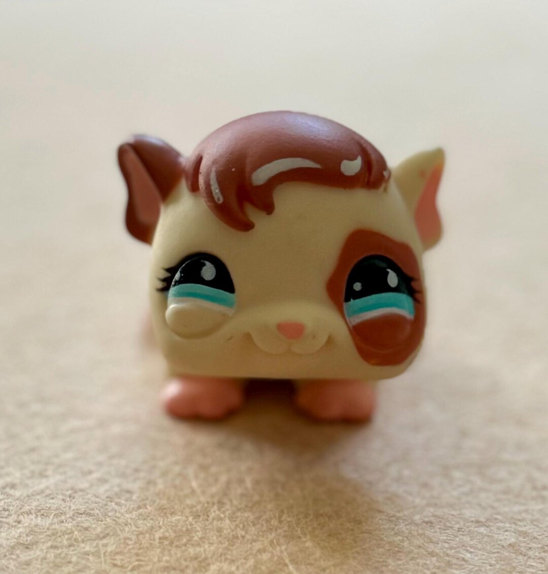 2007 Hasbro Littlest Pet Shop Cream and Brown Hamster #683 - Etsy