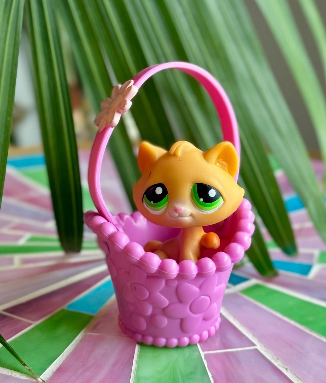 2004 Hasbro Littlest Pet Shop Orange Kitty Cat #110 With Raised Paw - Etsy