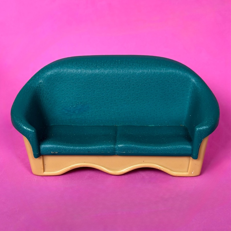 Vintage 90s Green Couch - Etsy
