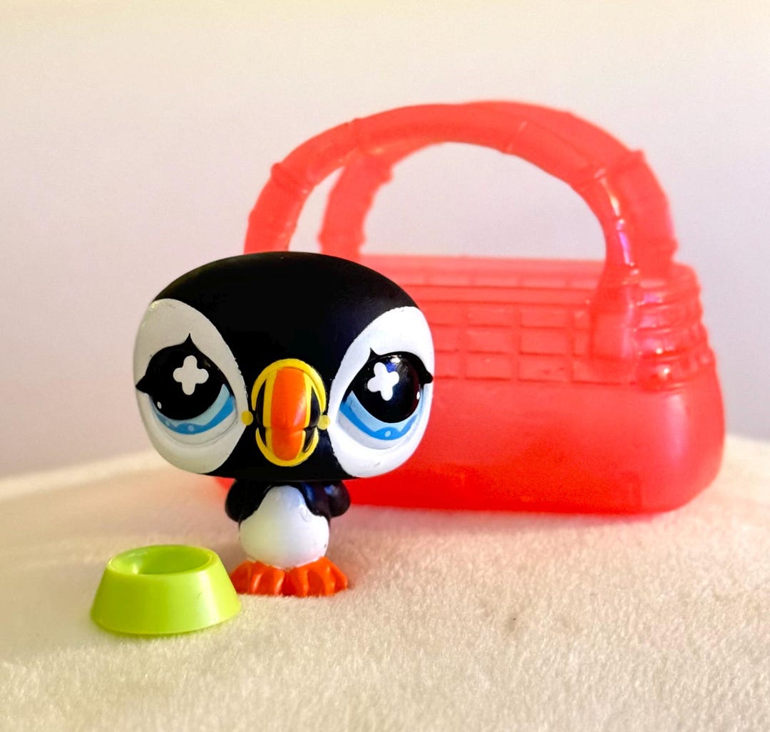 2008 Hasbro Littlest Pet Shop Puffin Penguin #654 - Etsy