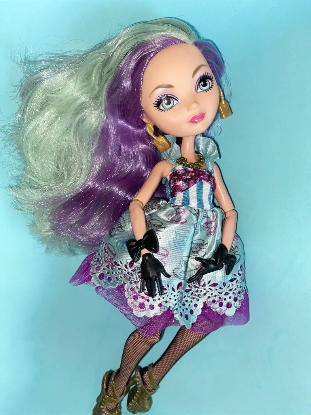 Ever After High Madeline Hatter Doll With Gloves and Bows - Etsy