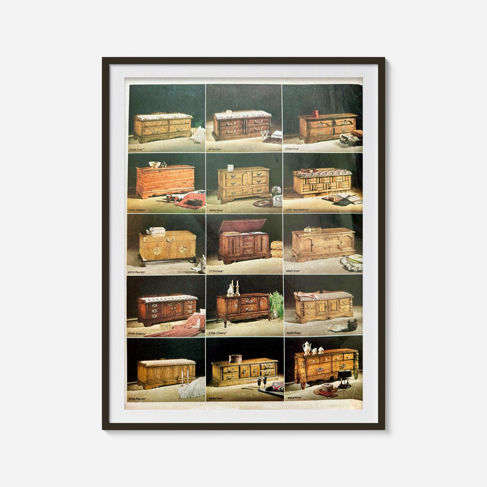 Vintage 1970's Lane Cedar Chest Furniture and Halston Perfume / Cologne ...