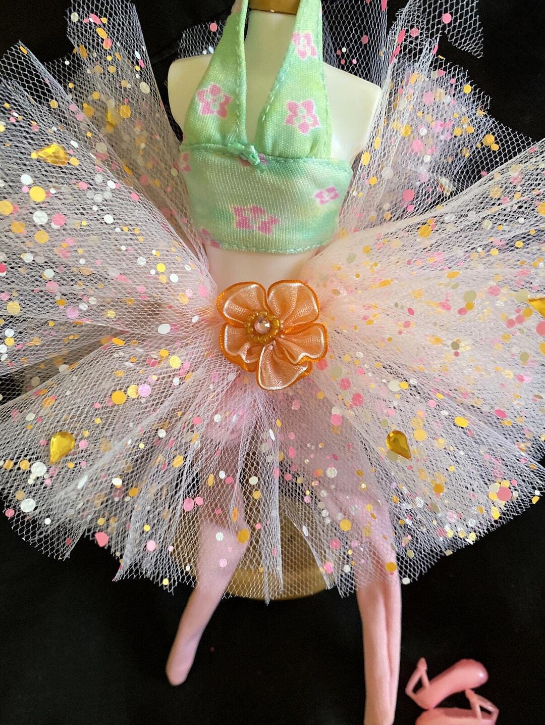 Cute Barbie Doll Ballerina Tutu With Tights, Top and Shoes - Etsy