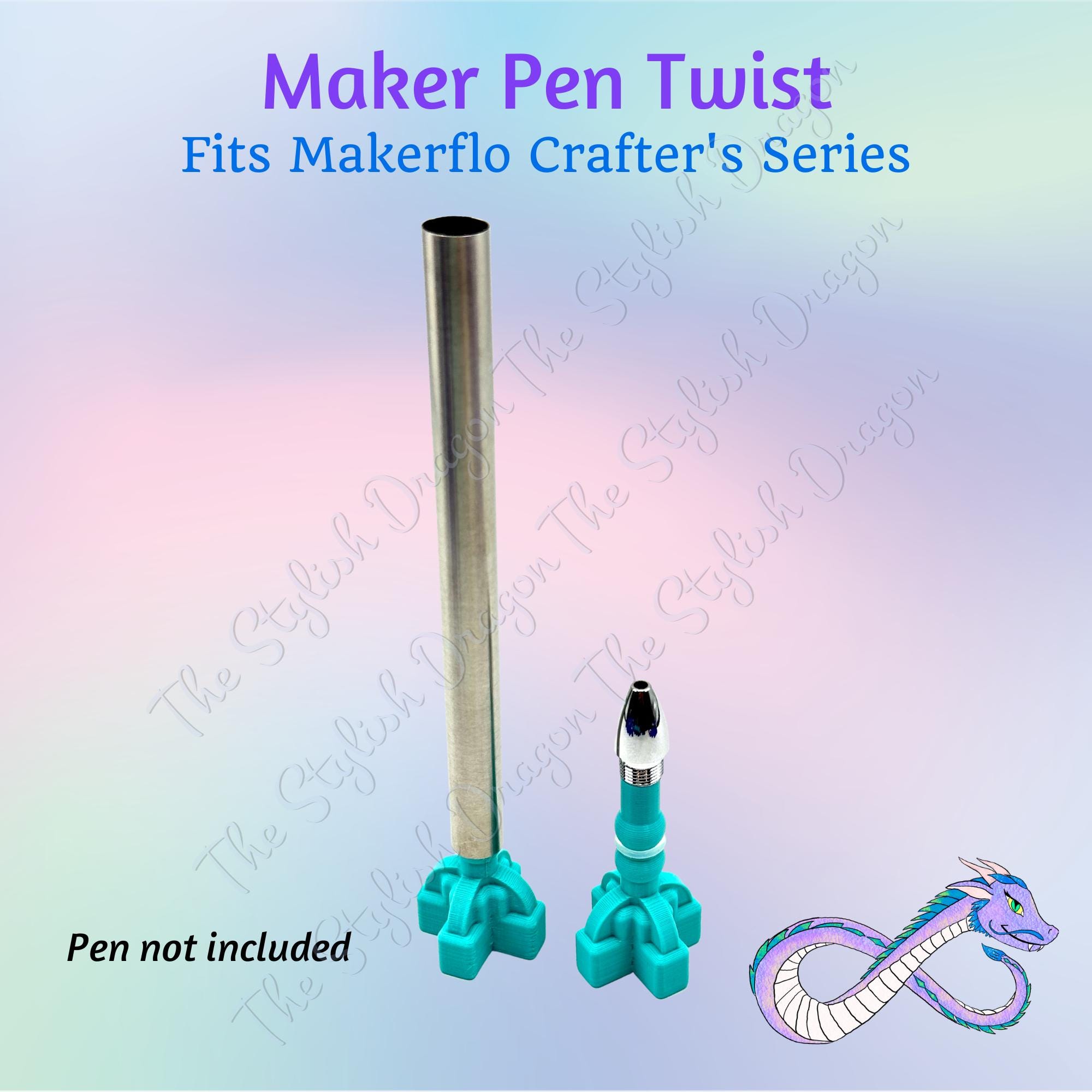 Prep Wand and 5 Pen Twists Bundle - Pen Holders for UV Lamp Curing ...
