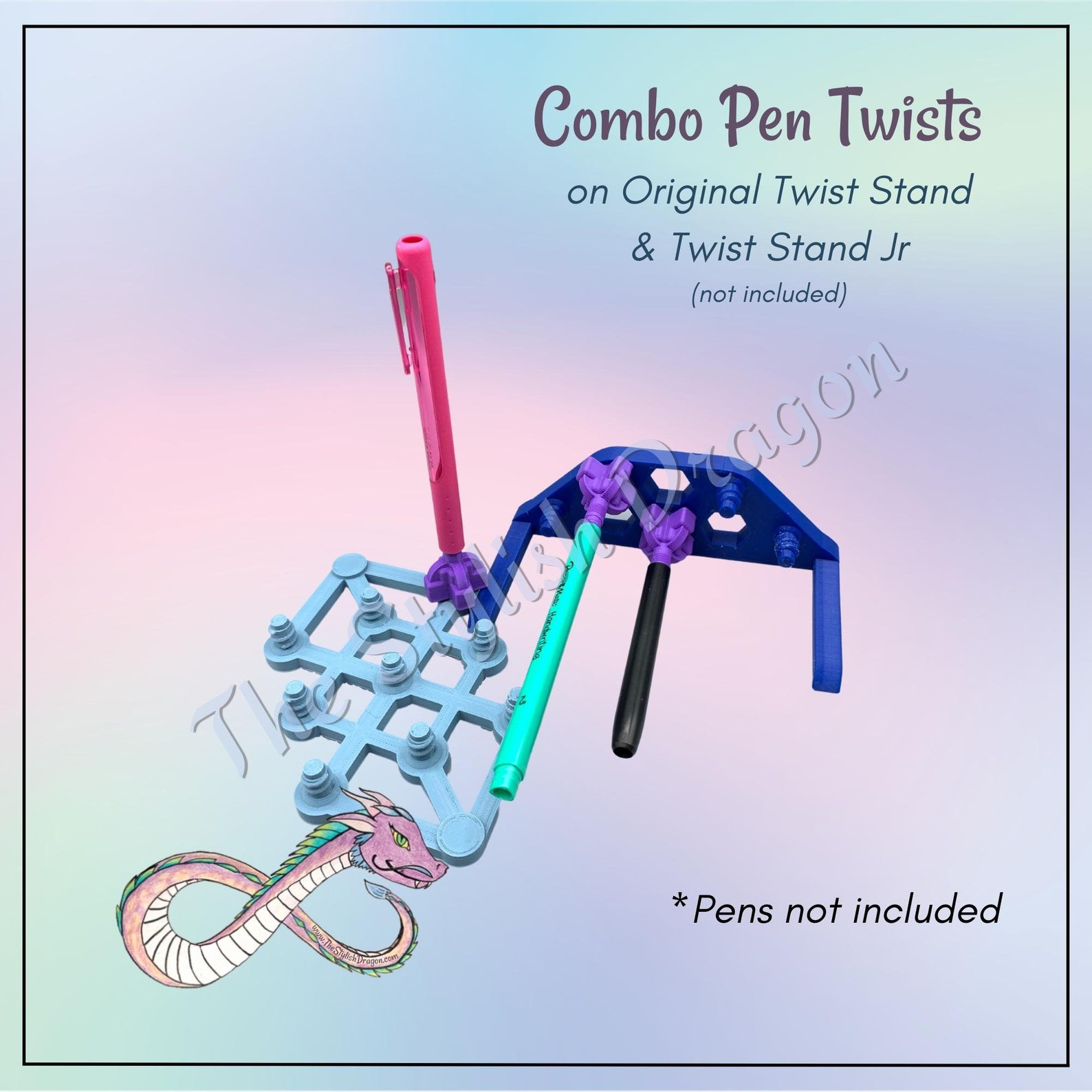 Maker Pen Twists 5-pack Bundle makerflo Crafter's Pen Holder for UV ...