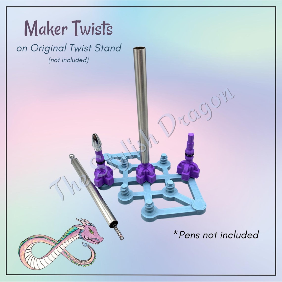 Maker Pen Twists 5-pack Bundle makerflo Crafter's Pen Holder for UV ...
