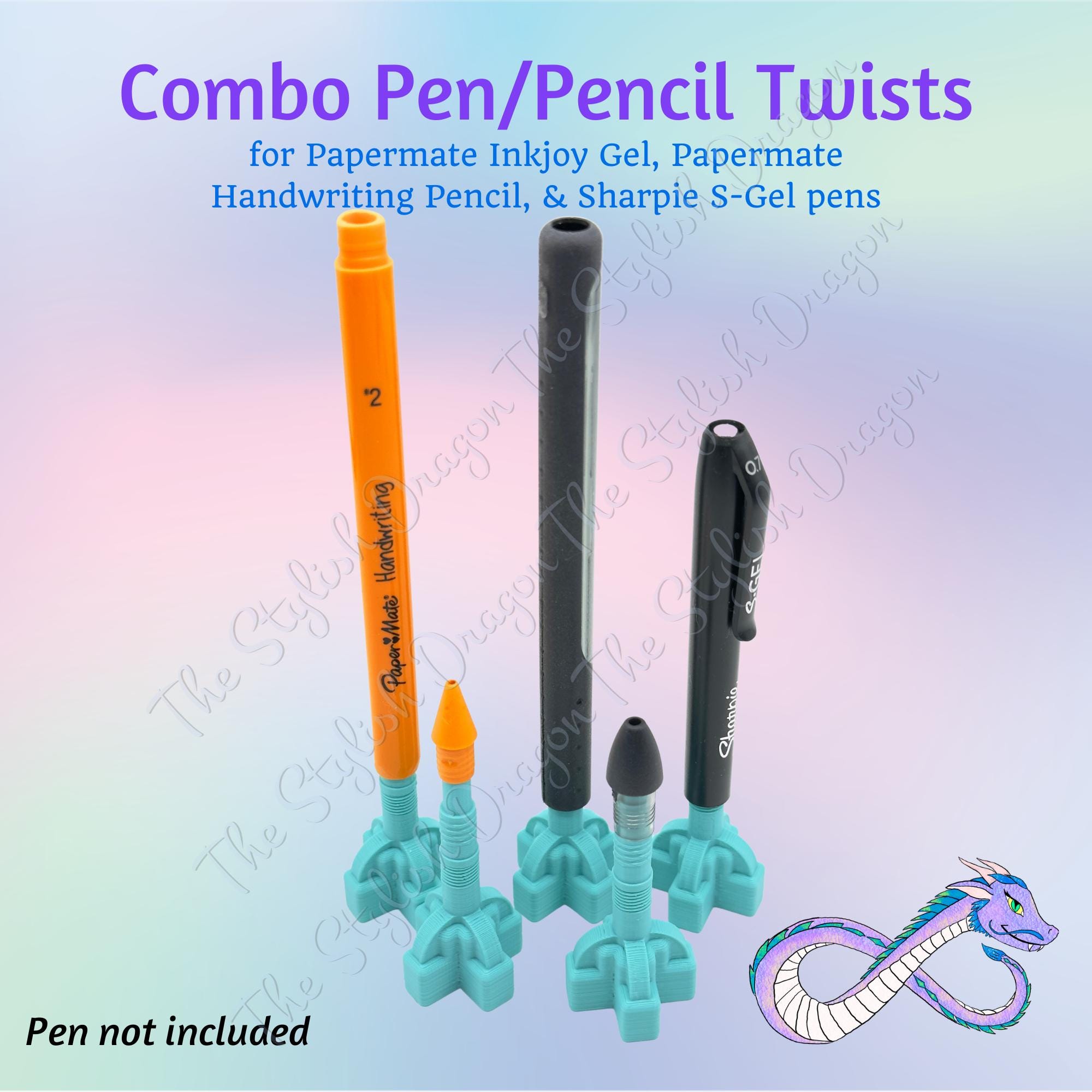 Prep Wand and 5 Pen Twists Bundle - Pen Holders for UV Lamp Curing ...