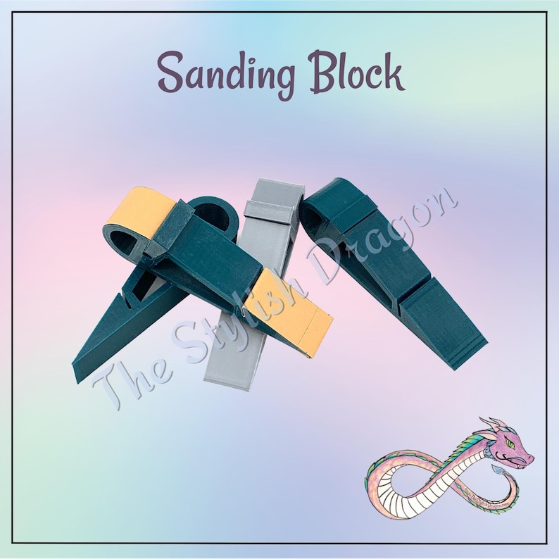 Mini Sanding Block for Pens 3D Printed Sanding Wedge Epoxy Pen Sanding ...