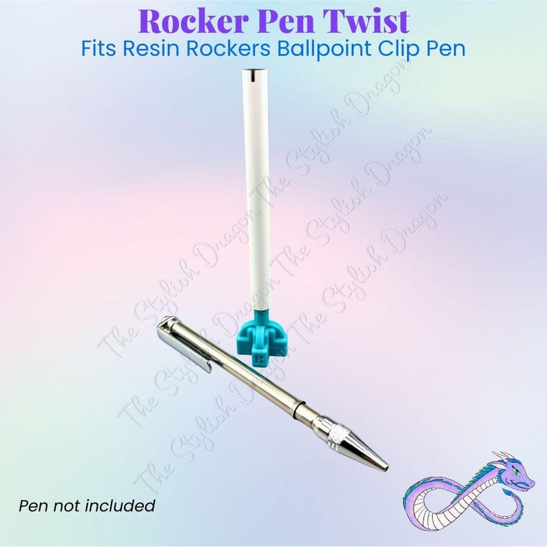 3D Printed Pen Prep Wand and Twists Set: UV Resin Painting Tool - Etsy