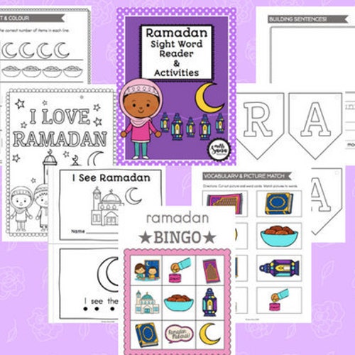 Ramadan Activity Pack Worksheet Printable Download | Etsy Canada